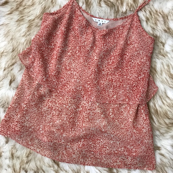 CAbi | Tops | Cabi Paprika Tiered Cami | Poshmark